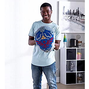 Club Mocchi-Mocchi- Nintendo The Legend of Zelda Plush - Hylian Shield Plushie - Legend of Zelda Tears of the Kingdom Collectible Squishy Plushies - 15 Inch, White