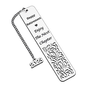 2023 Retirement Gifts for Women Men Happy Retirement Bookmark Gifts Coworker Colleague Employee Appreciation Gifts Retired Teacher Nurse Coach Best Friend Boss Leader Going Leaving Away Goodbye Gifts