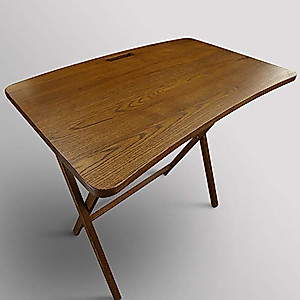 PRESTO PRODUCTS COMPANY American Trails Arizona Folding Table with Solid Red Oak,Warm Brown