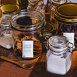 Orimit 2 Gram [120 Packets] Silica Gel Packs for Moisture Absorbing, Desiccant Dehumidifier Bags for Spices Jewelry Shoes Boxes Electronics Storage, Food Safe