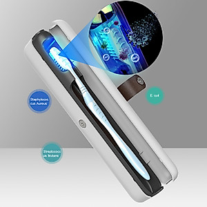 StarWin UV-C Toothbrush Cleaner Case, Portable UV Toothbrush Cover, Holder, and Travel Toothbrush Case