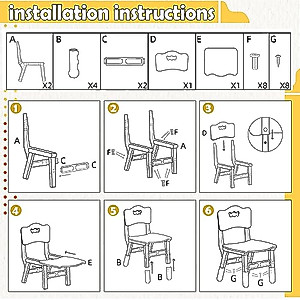 Kigley 2 Pack Adjustable Kid Chairs Plastic Child Seat Set Toddler Chairs Height Kids Chair for Desk Table Kids Study Chair for Boys Girls Home School Classroom (Grey)