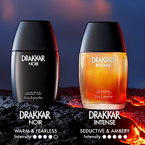 Drakkar Noir By Guy Laroche, Iconic Designer Fragrance, Intense & Powerful Eau de Toilette, Fougere Blend & Aromatic Spices, Long Lasting Mens Cologne, Day and Evening Scent, 3.4 Fl. Oz.