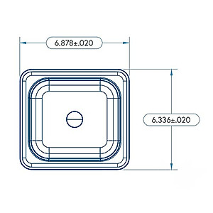 Carlisle FoodService Products StorPlus Plastic 1/6 Food Pan with Integrated Label For Restaurants, 2.5 Quarts, Clear