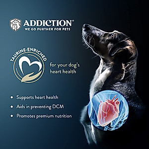 Addiction Homestyle Venison & Cranberry Dinner Raw Alternative Dog Food - Gently Air-Dried Complete Meal or Dog Food Topper for Digestive and Skin and Coat Health, 2 lb