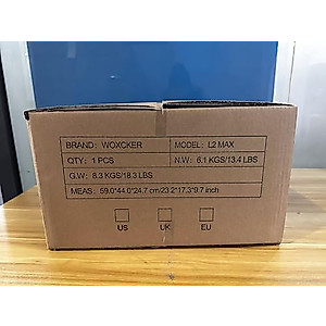 Laser Engraving Machine, Woxcker L2 MAX 5.5W Enclosure Laser Engraver, CNC Engraving Machine 0.01mm High Precision Laser Engraving and Cutting for Wood Metal Glass Suitable for Beginners