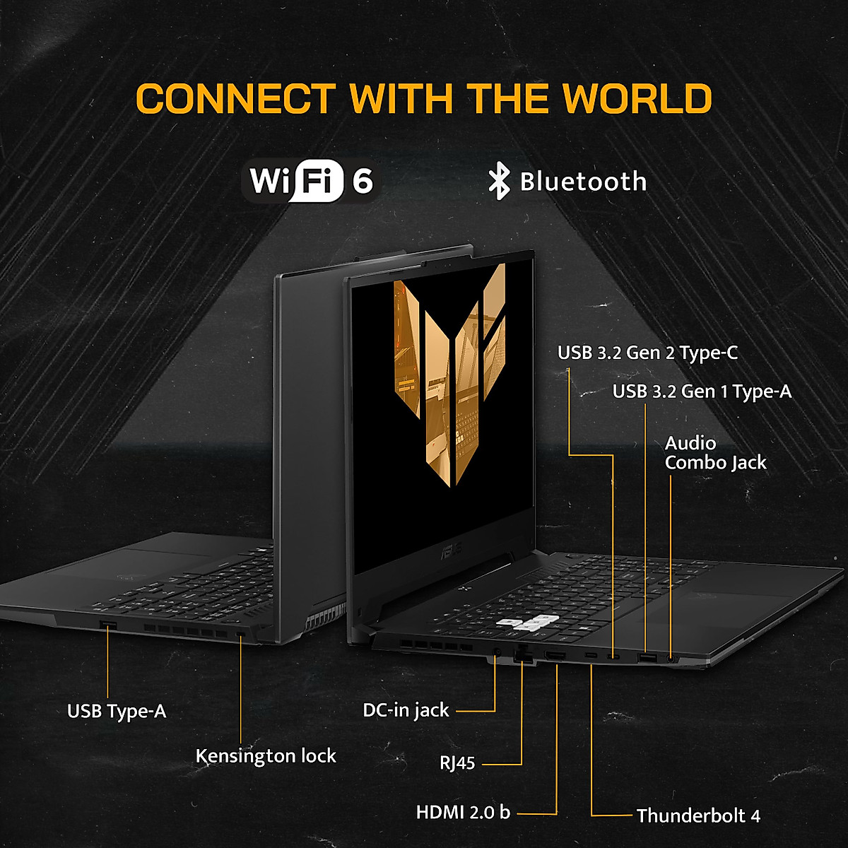 Asus 2022 TUF Dash 15.6' 144Hz Gaming Laptop, Intel 12th Core i7-12650H, 32GB DDR5 RAM, 2TB PCIe SSD, NVIDIA GeForce RTX 3070 Graphics 8GB, Backlit Keyboard, Win 11 Pro, Black, USB Card, | (ASUS TUF)