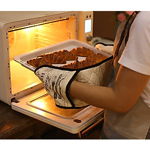 Grevy Cotton Double Oven Mitts Heart of The Home