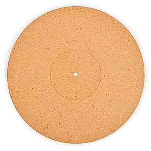 Cork Turntable Mat by PRO SPIN for Vinyl LP Record Players (3mm) | Record Player Mat with High-Fidelity Audiophile Acoustic Sound Support | Turntable Slip Mat Help Reduce Noise Due to Static and Dust