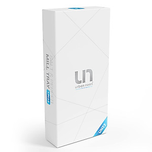 Salt and Pepper Mill Tray - Acrylic Transparent Mill Rest by urban noon - Grinders up to 2.2 inches in diameter