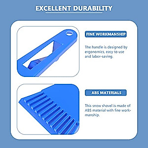 DECHOUS Car Scrapper Car Scraper 3pcs Snow Plow Shovel Garden Shovel Small Shovel Ice Scrapers Refrigerator Car Snow Shovel Ice Shovel Snow Remover Cleaning Tools Ice Scoop Car Scraper