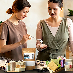 Titanium Dioxide 0.5 Lb - Pure Titanium Dioxide for Soap Making - Whitening Colorant for DIY and Crafts - Titanium Dioxide Powder - Titanium Dioxide for Soap