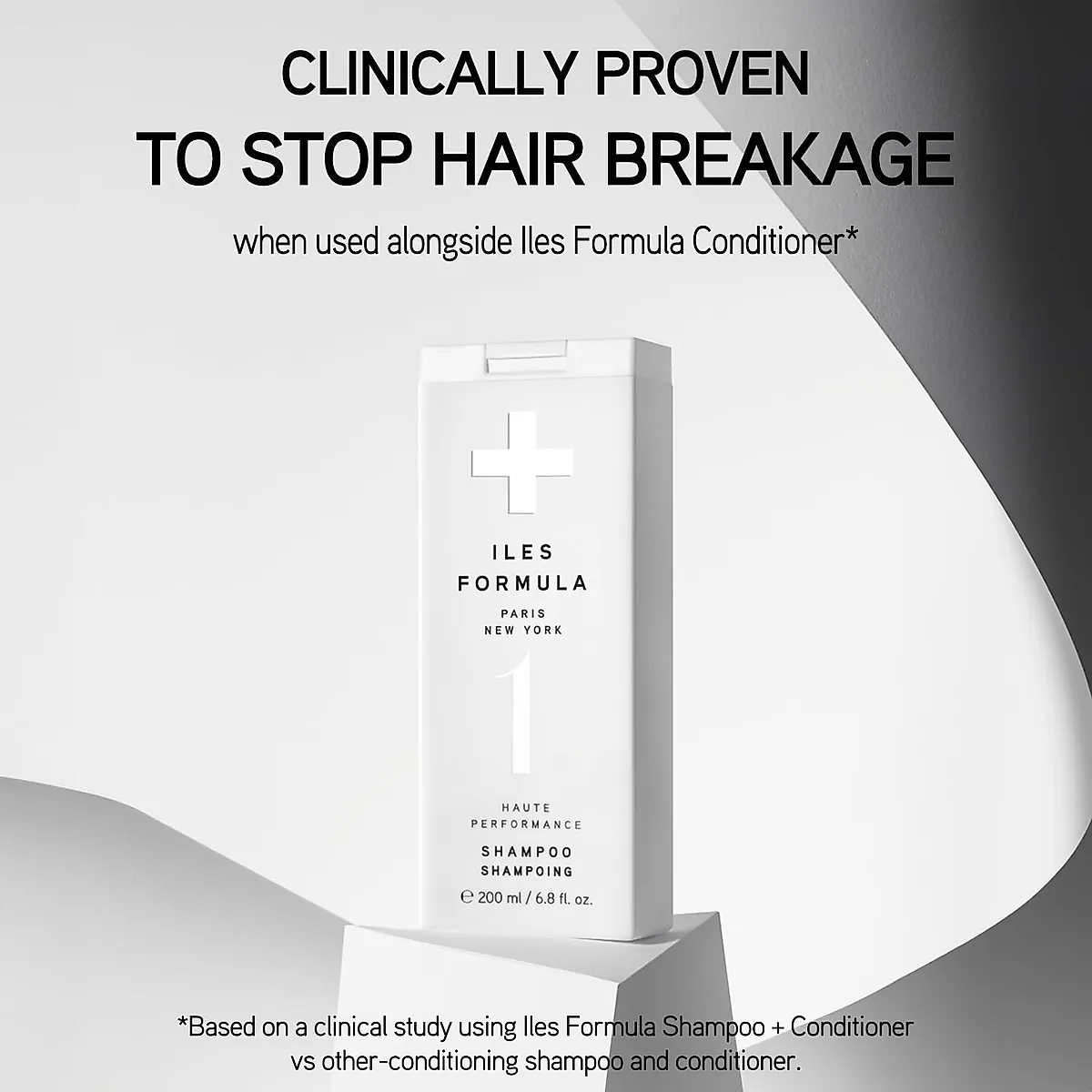 ILES FORMULA Haute Performance Sulfate Free Shampoo - Deep Cleanse, Volumize and Detangle + Stops Hair Breakage, Color & Extension Safe - For All Ages & Hair Types, 6.8 Fl Oz (200 ML)