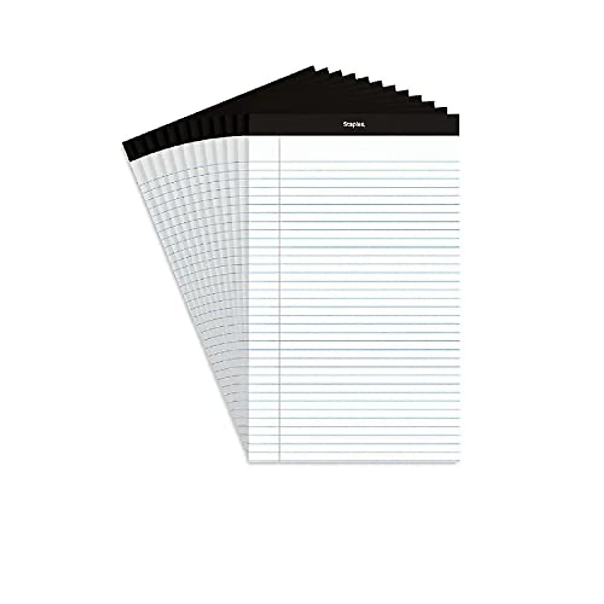 STAPLES 281303 Notepads 8.5-Inch X 14-Inch Wide White 50 Sh/Pad 12 Pads/Pk (51297/26786)