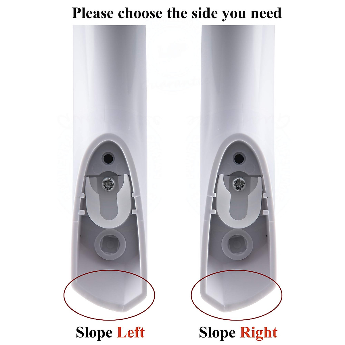 Lifetime Appliance Parts Upgraded Single Door Handle Compatible with Frigidaire Refrigerator - 5304506469, 5304504507, 5304486359, 242059501, 242059504 (Slope Left)