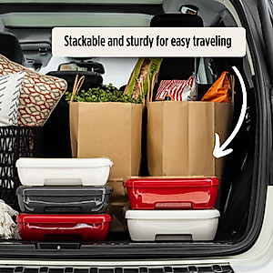 Fancy Panz, Serving Tray for Food, Made in the USA Foil Pan Carrier, Stackable Aluminum Pan Holders, 9x13x2 Cake Pan Travel Casserole Carrier With 1 Disposable Foil Pan & Serving Spoon, Marble