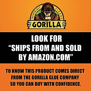 Gorilla Tough & Clear, Double Sided Mounting Tape, Weatherproof, 1" x 60", Clear, (Pack of 1)
