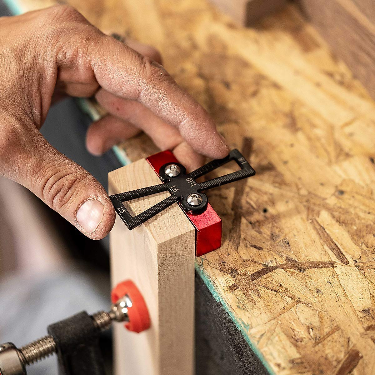 Dovetail Marker – Wood Dovetail Tool – Woodworking Hand Tool for Crafts – Precise Dovetail Guide with 1:5, 1:6, 1:8 and 1:10 Slopes – Extra-Large Body – Ergonomic Design