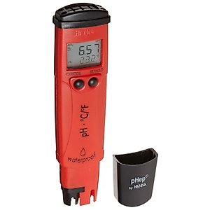 Hanna Instruments HI98128 pHep 5pH/Temperature Tester, 6-25/64" Length x 1-19/32" Width x 1" Height