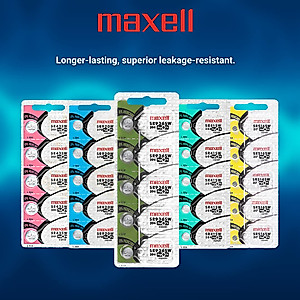 Maxell Watch Battery Button Cell SR936SW 394 Pack of 5 Batteries
