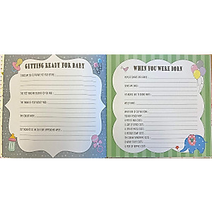 Baby's My First Year Record Log Book to Commemorate Birth Through Their First Year on Earth - Blue