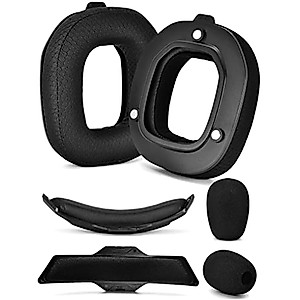 A50 Gen 3 Mod Kit - defean Replacement Earpads and Headband Compatible with Astro A50 Gen 3 Headset,Ear Cushions, Upgrade High-Density Noise Cancelling Foam, Added Thickness (Black Breathable Fabric)