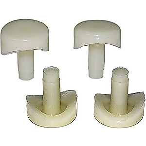 3/4" Coved Stem Bumper Fits Into 1/4" Inch Round Hole Patio Outdoor Furniture Chairs Protectors Pack of 16 PCS