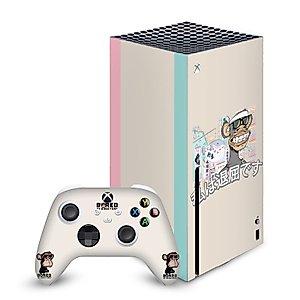 Head Case Designs Officially Licensed Bored of Directors APE #2585 Art Vinyl Sticker Gaming Skin Decal Cover Compatible with Xbox Series X Console and Controller Bundle