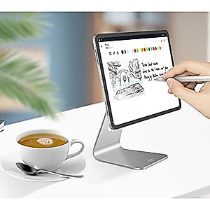 KABCON Magnetic Stand for iPad Pro 12.9,360¡ã Rotating Floating Magnetic Stand Holder for iPad Pro 12.9 3rd/4th/5th Generation-Silver ¡­