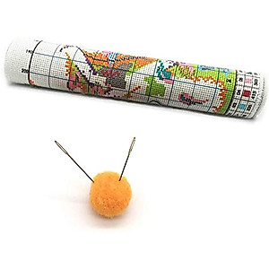 Maydear Cross Stitch Kits Stamped Full Range of Embroidery Starter Kits for Beginners DIY 11CT 3 Strands - Rest 29.13×24.80 inch