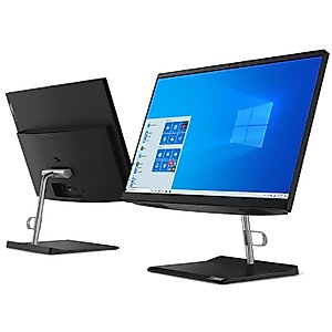 Lenovo V50a 24 AIO 23.8" FHD Business All-in-One Desktop Computer, Intel Core i3-10100T (Beat i5-8300H), 16GB DDR4 RAM, 1TB PCIe SSD, DVDRW, WiFi, Bluetooth 5.0, Keyboard and Mouse, Windows 11 Pro