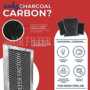 2-Pack Air Filter Factory Replacement For 5230W1A002A Charcoal Carbon Filters