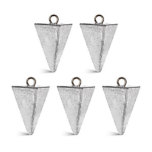 Croch Pyramid Sinkers Fishing Weights for Saltwater 1oz 2oz 3oz 4oz