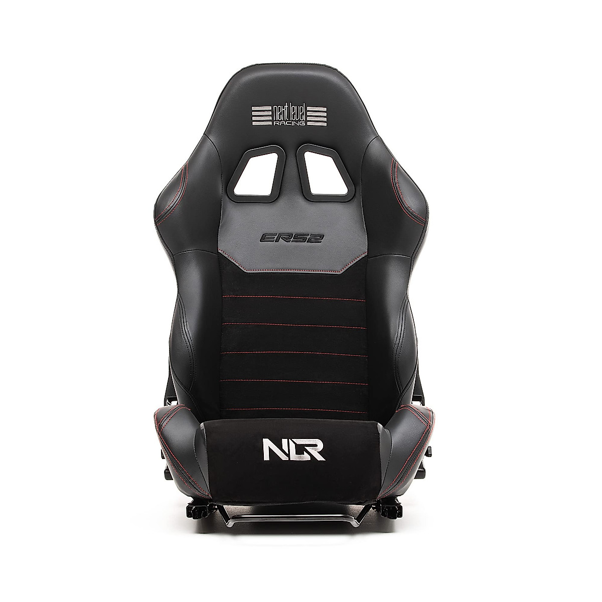 Next Level Racing® GTElite Racing Simulator Cockpit- Wheel Plate Edition (NLR-E022) & ERS2 Elite Reclining Seat (NLR-E045)