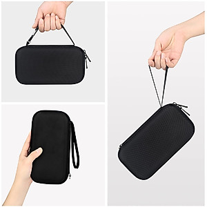 BOVKE Hard Travel Speaker Case for Bose New SoundLink Flex Speaker (2nd Gen) / Bose SoundLink Flex Bluetooth Portable Speaker, Extra Mesh Pocket for Bose Speaker Charger, Charging Cables, Black