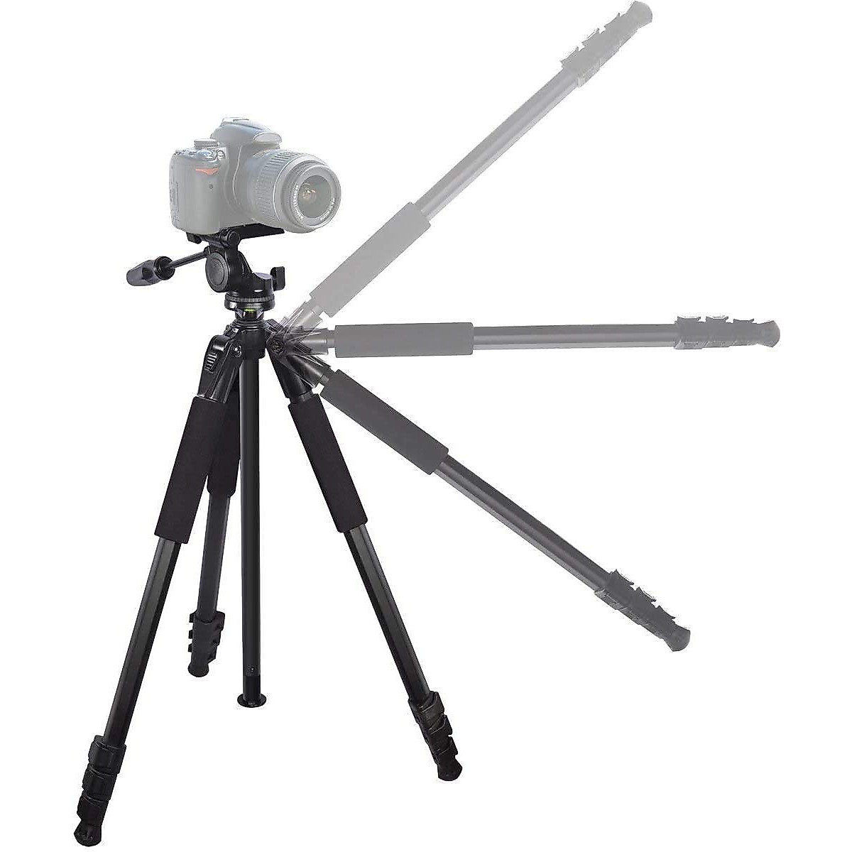 Elite Professional Heavy Duty Camera Tripod for DSLR Cameras/Camcorders (80 Inch)