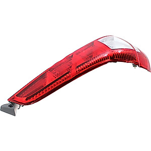 Evan Fischer Driver Side Tail Light Compatible with 2007-2011 Honda CR-V Lens and Housing