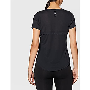 Under Armour Men's Streaker Short-Sleeve T-Shirt , Black (001)/Reflective , Large