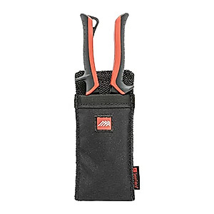 Diamondback Utility Sheath - Tool Belt Pouch for Utility Knife, Chisel or Jab Saw - Clip-On Utility Pouch Tool Holster - Multitool Sheath for Carpenters, Roofers, Framers & Drywallers (9.5"x1.75"x7")