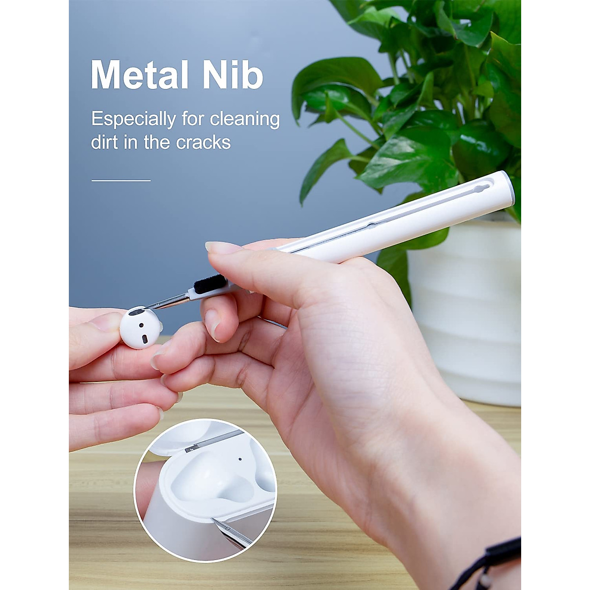 Link Dream Cleaner Kit for AirPods Pro AirPods 3 2 1 Cleaning Pen Kit for AirPod Samsung Sony Earbud Earphone iPhone and Other Mobile Phone