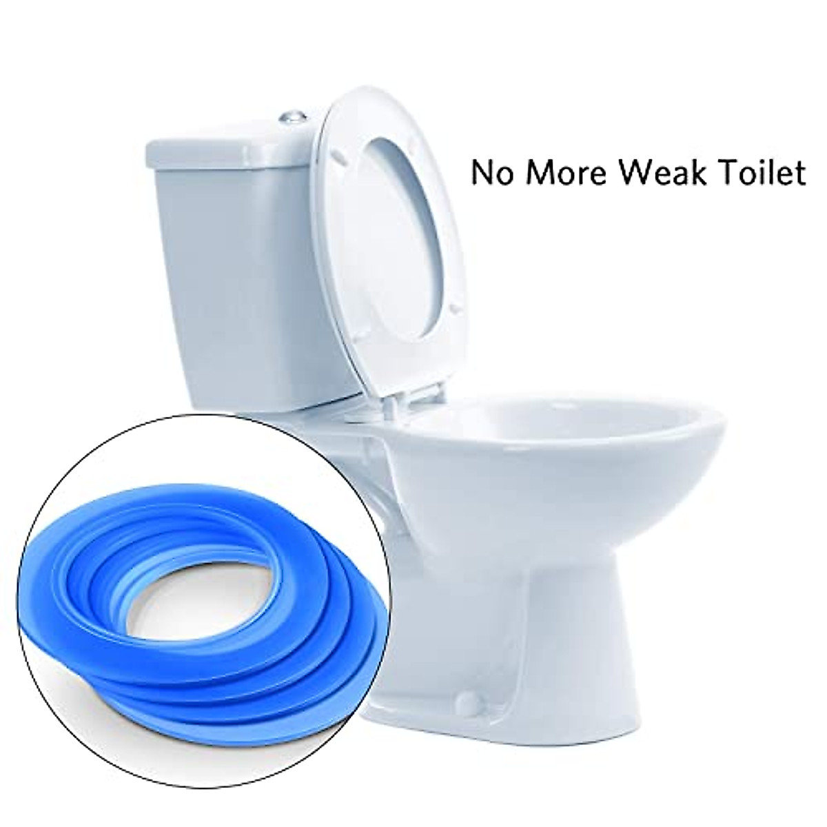 Jovitec 4 Packs 7301111-0070A Flush Valve Seal Kit for American Standard Toilets, Replacement Parts for Champion 4 Tank and Eljer Titan 4 Model Toilets, Replace for 012611410444