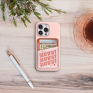 Studio Oh! Howdy Partner Phone Wallet, Stick-On Wallet for Phone Case