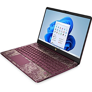 HP Laptop 15-dy4009cy 15.6" HD (1366 x 768) Touchscreen, Intel Core i5-1155G7, Intel Iris Xe Graphics, 12GB DDR4 RAM, 512GB SSD Storage, Windows 11 Home, Opulent Aubergine (Renewed)