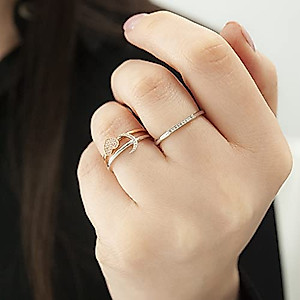 Timeless Love Women Created White Sapphire rings over 925 Stamp Sterling Silver (8, Created White Sapphire bar ring set in Sterling Silver)