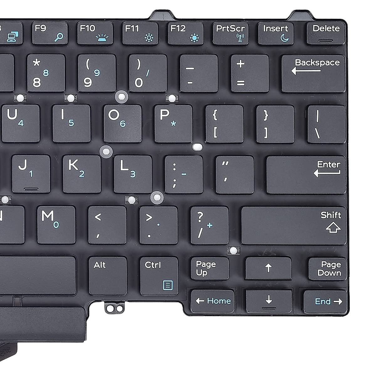 Replacement Keyboard for Dell Latitude E5450 E5470 E7450 E7470 E5480 E5490 7480 7490 5480 5488 Laptop with Pointer with Backlight US Layout