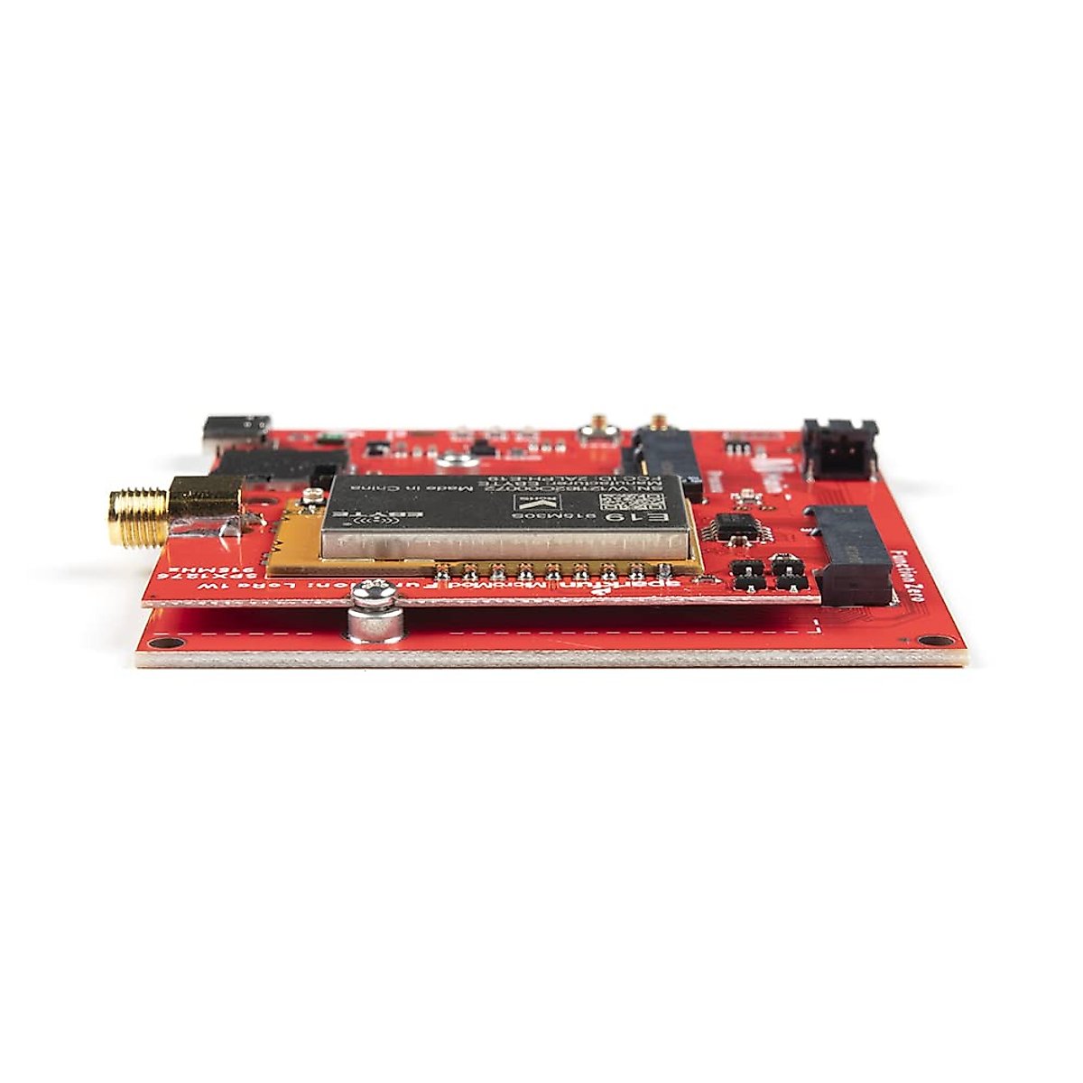 SparkFun MicroMod LoRa Function Board - 1W 915M30S LoRa Module Frequency Range: 900-931MHz Transmit Power 28.5-30dBm (max) Modulation LoRa, FSK, GFSK, MSK, GMSK, OOK Antenna Impedance: 50Ω