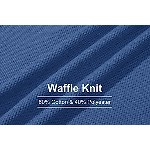 MAGCOMSEN Men's Light Spring Pullover Casual Crewneck Sweatshirts Lightweight Long Sleeve Shirt Blue Grey,L