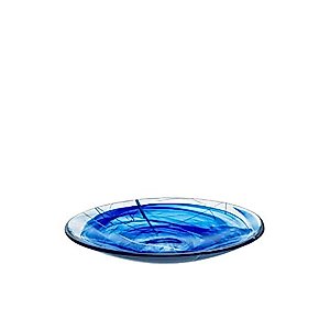 Kosta Boda Contrast Platter, Blue , Large