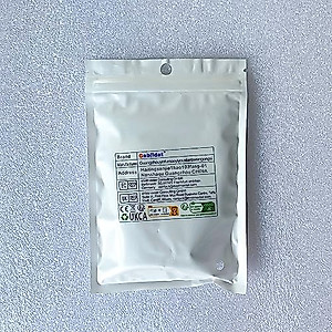 Gebildet 3 Sets NO/NC Black Magnetic Switch Wiring Recessed Door Sensor Hidden Window Contact Reed Switch for Access Control Replace Alarm System