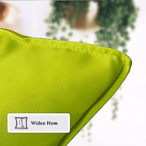 SOFJAGETQ Pack of 4 Green Decorative Outdoor Waterproof Pillow Covers for Patio Furniture Pillow Cases, 18"x18", Apple Green